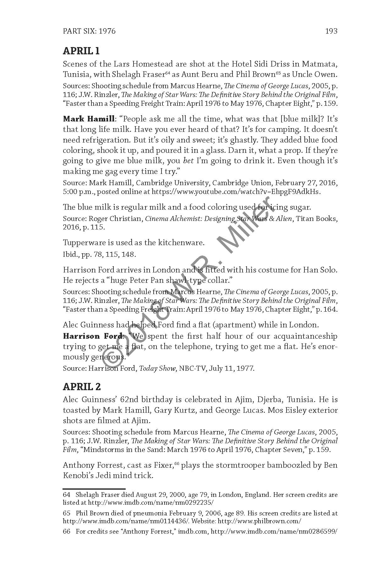 The Star Wars Historical Sourcebook: Sample Pages - W R Miller Online